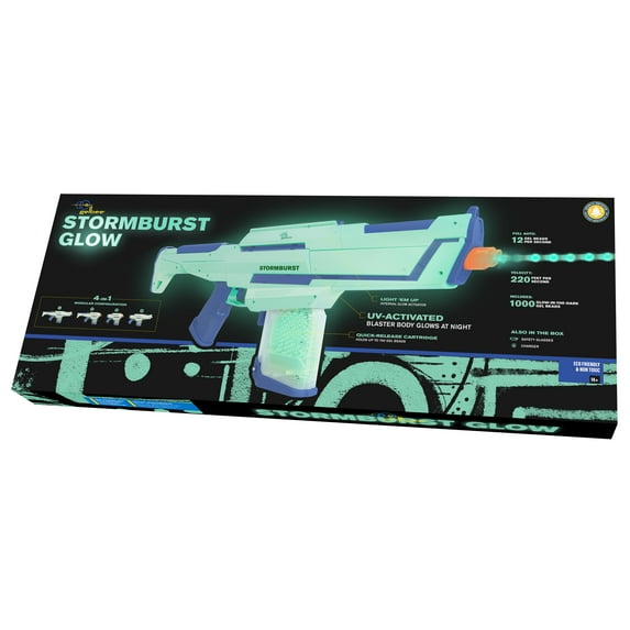 Gelbee's Glow in The Dark Water Bead Blaster, Adult Toy, Ages 14 and Up ...