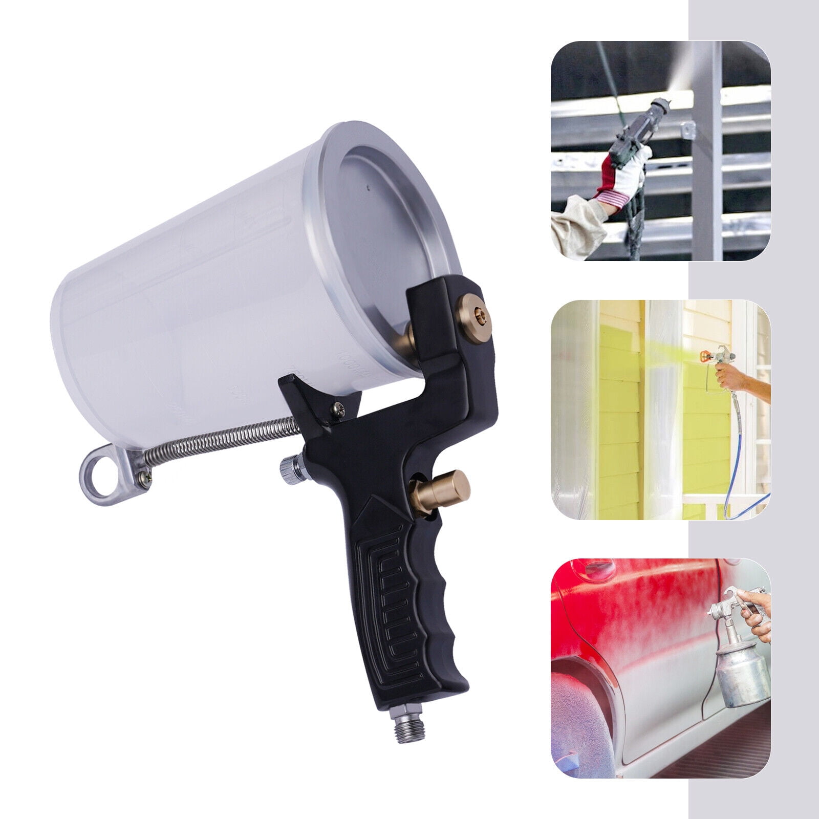 Gelcoat Dump / Gel Coat Spray Gun Resin Hand-held Spray Nozzles & 2 Cup ...
