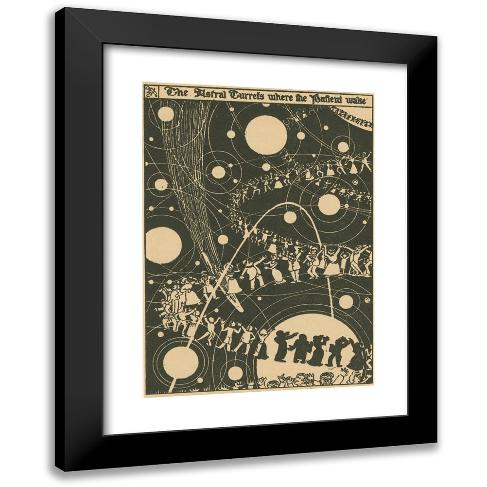 Gelett Burgess 18x24 Black Modern Framed Museum Art Print Titled - The ...