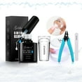 Gelike Ec Soft Gel Nail Tip And Glue Gel Kit Almond And Coffin Shape