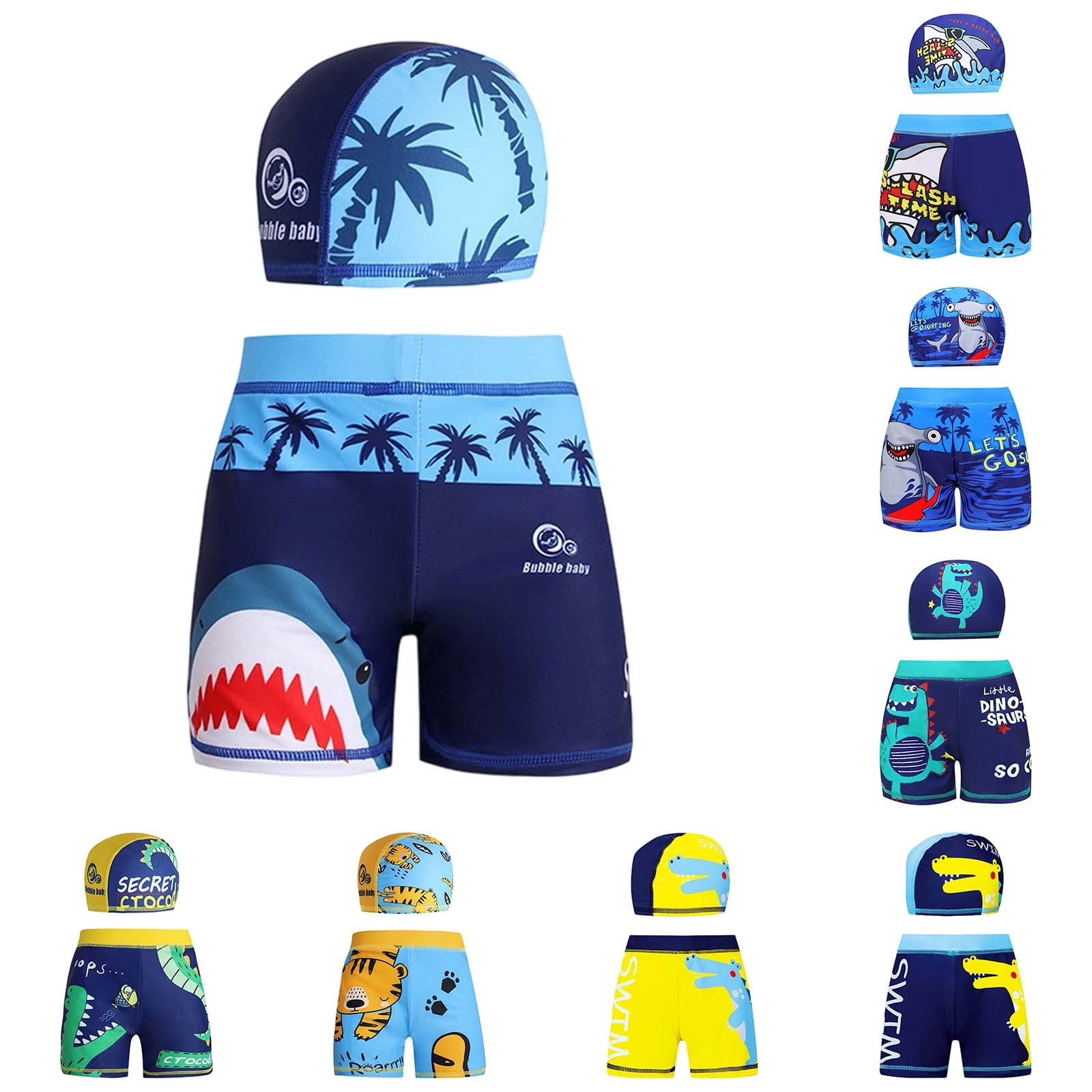 Gelikeya Boys Swim Trunks Boy Bathing Suit Quick Drying Beach Swimsuit ...