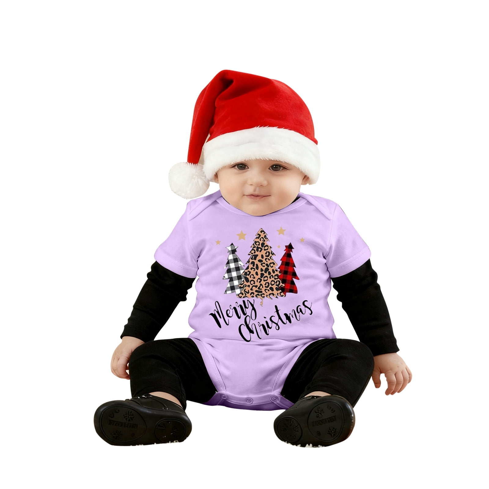 Gelikeya Christmas Baby Boy Girl Outfit Long Sleeve Pajamas Baby ...