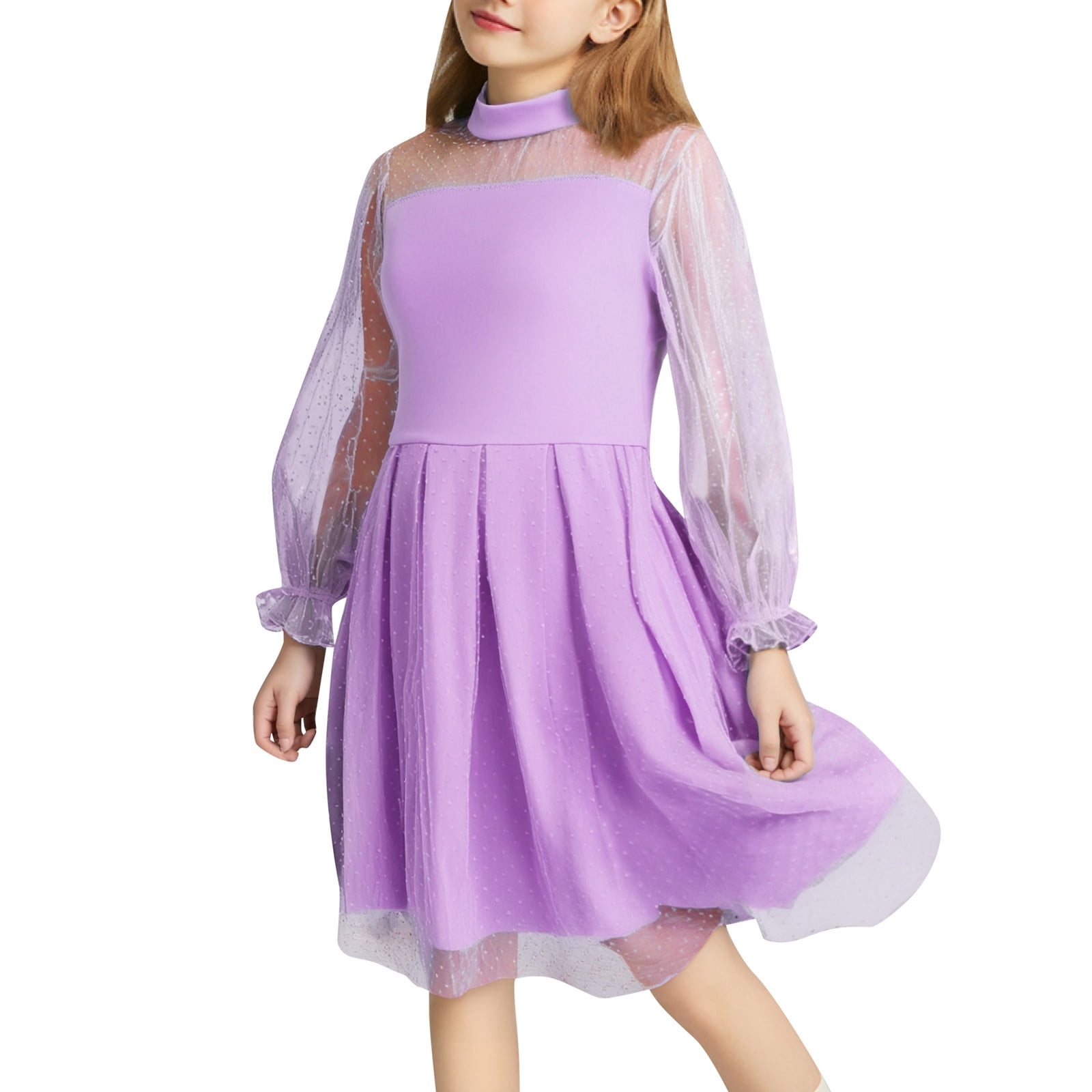 Gelikeya Daddy Daughter Dance Dresses Size 10-12 Solid Color Contrast ...
