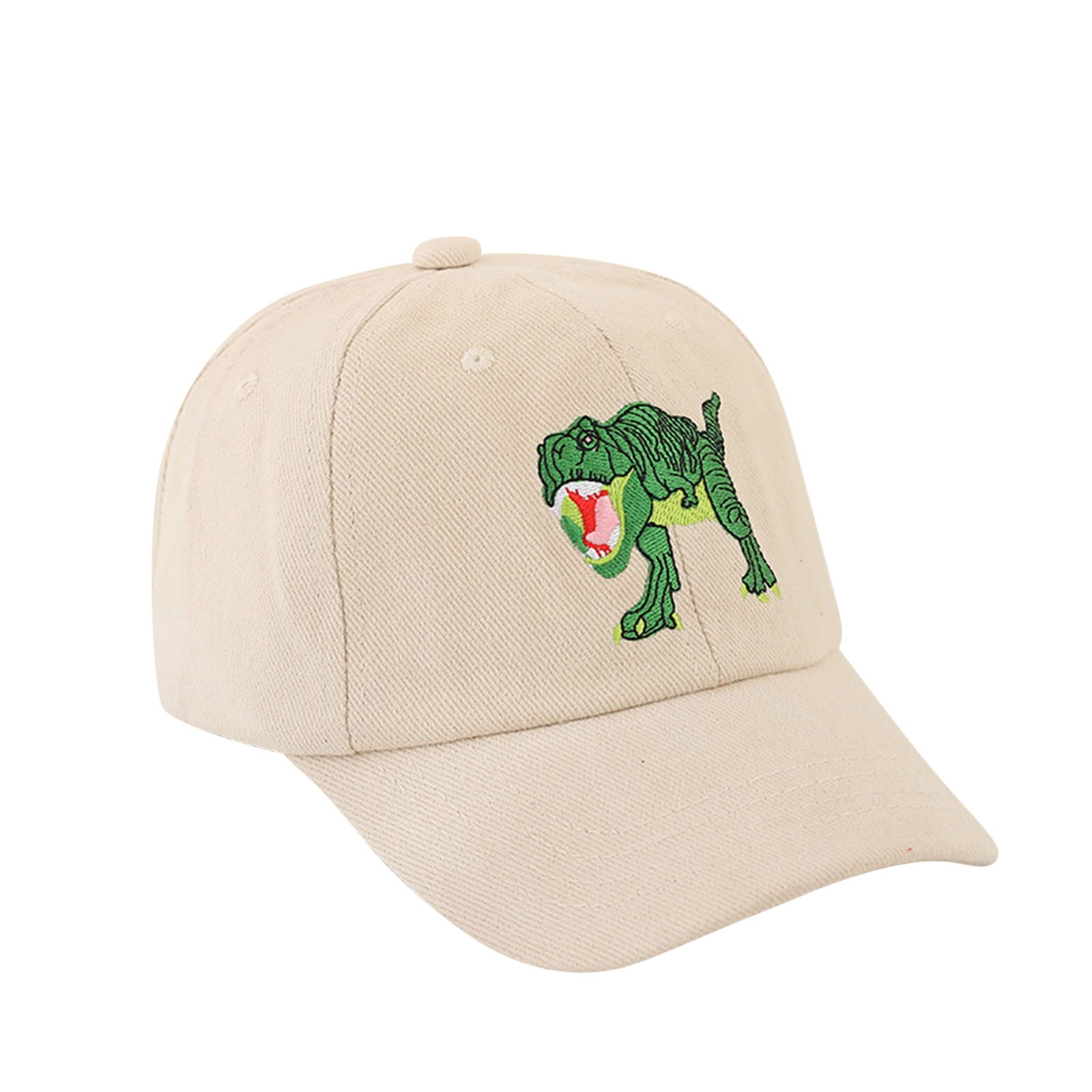 Gelikeya Dinosaur Baseball Caps Boys Girls Size 2-5 Adjustable Sun Hats ...