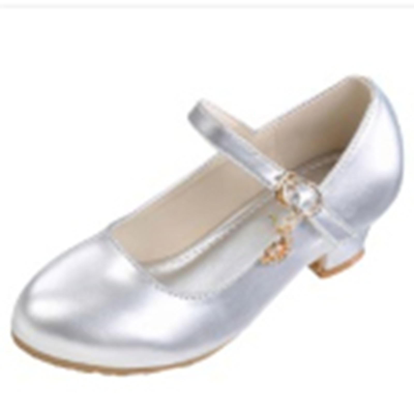 Gelikeya Girls Dress Shoes Dress Sandals Low-Heels Flower Littlle Girl ...