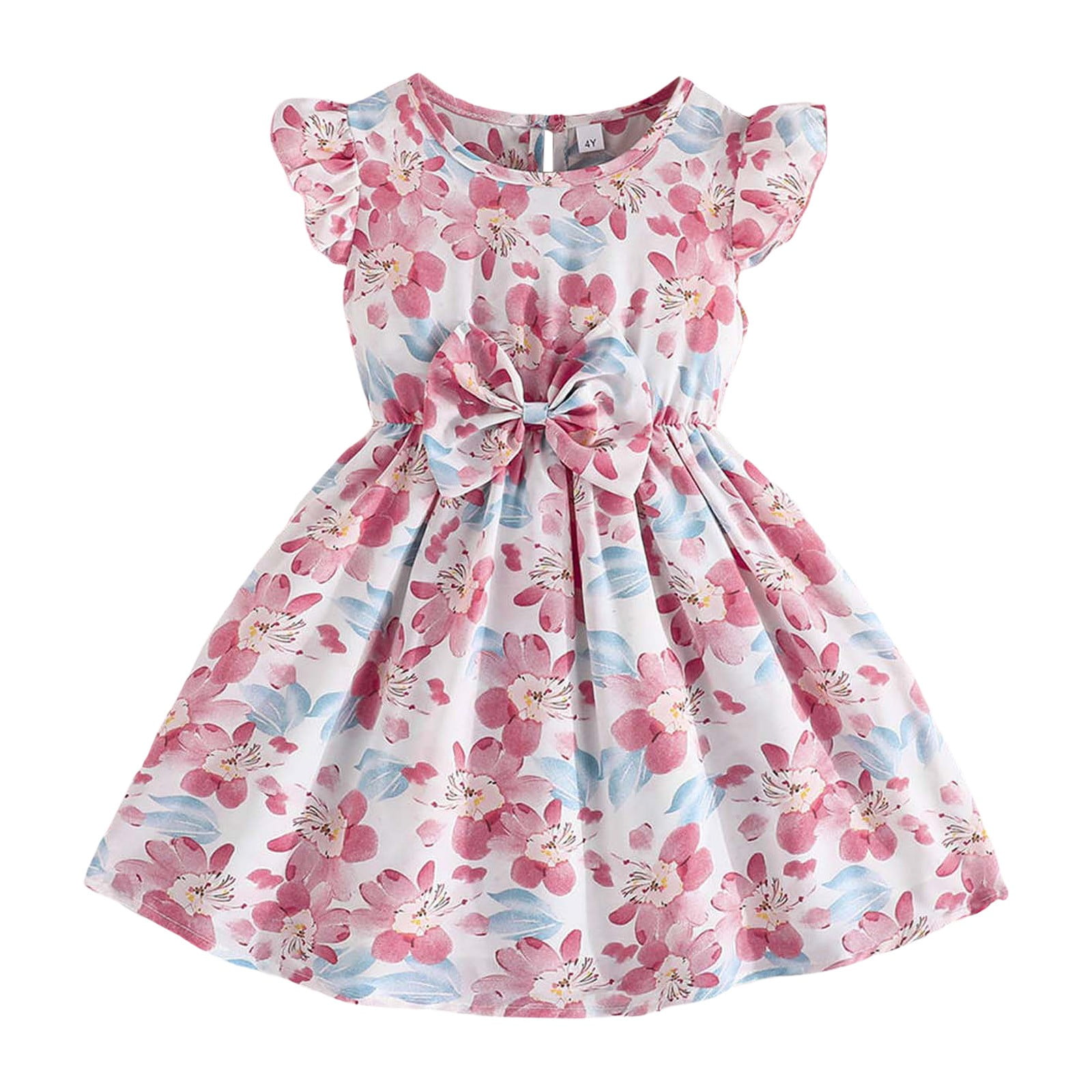 Gelikeya Girls Easter Dresses 5T Summer Western Style Bowknot Design ...