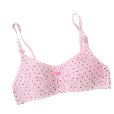 3 Pack Girls Bras Ages 8 12 Padded Sport Training Bra Racerback ...