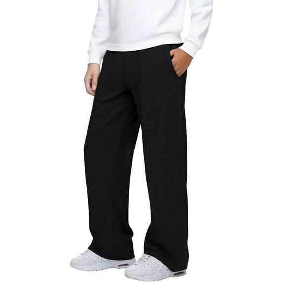 Gelikeya Girls Sweatpants Kids Straight Leg Casual Baggy Joggers Teen ...