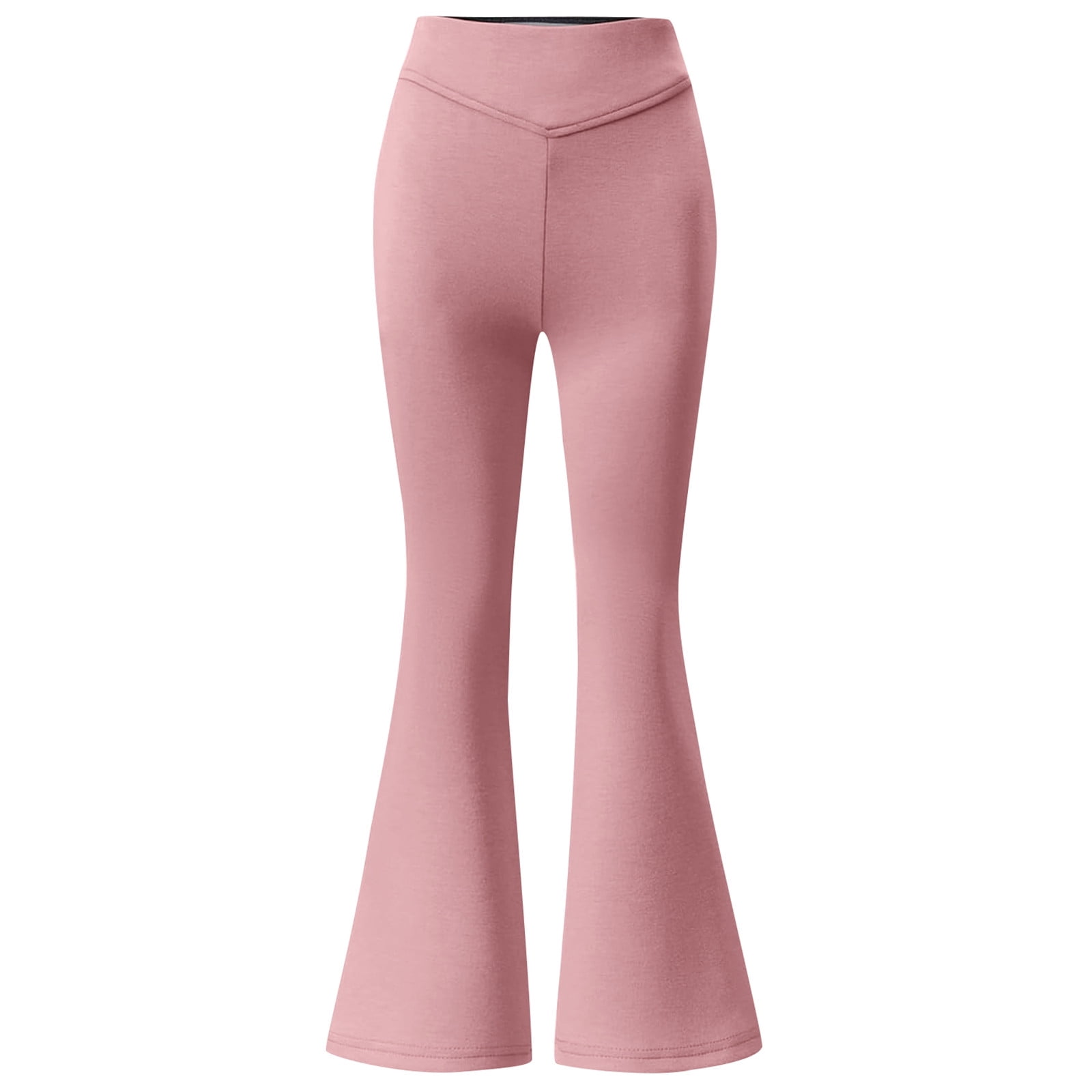 Gelikeya Girls Uniform Pants Teen Straight Leg Open Bottom Stretchy ...