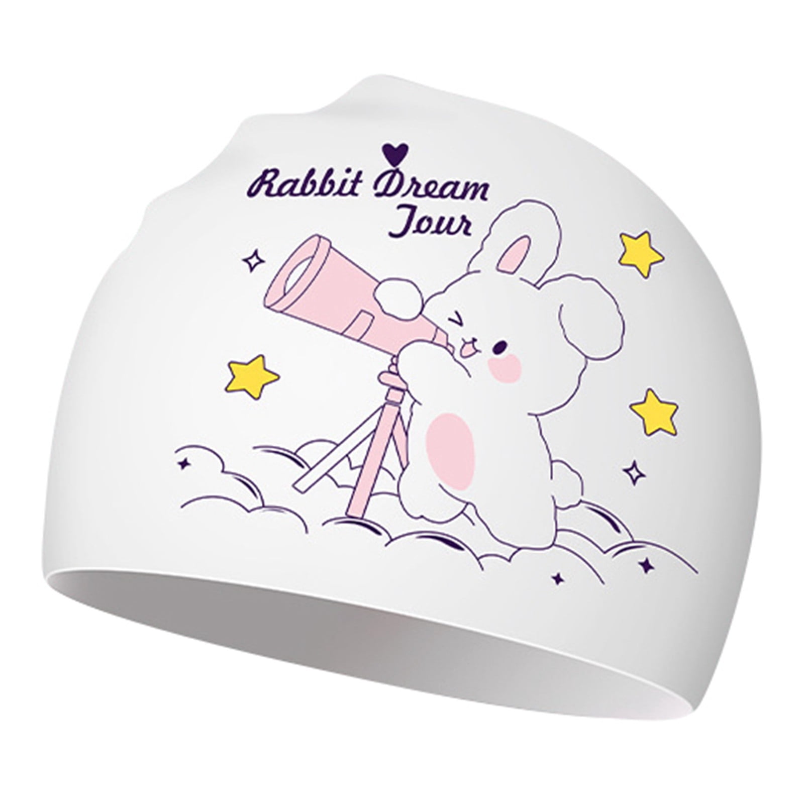 Gelikeya Kids Boys Girls Swim Caps Size 5-12 Cartoon Dinosaur Cute ...