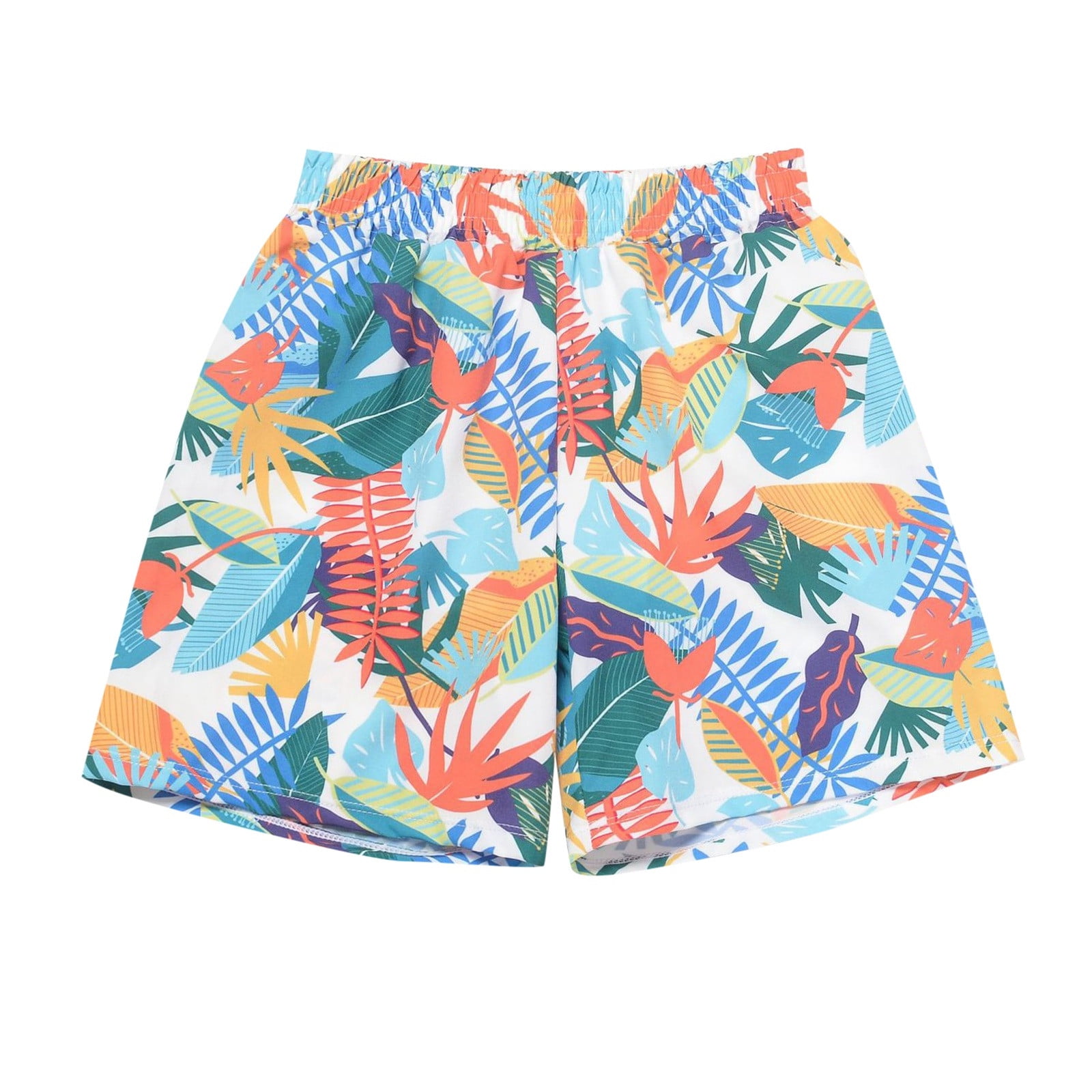 Gelikeya Little Boys Swimming Trunks Kids Cartoon Dinosaur Hawaiian ...