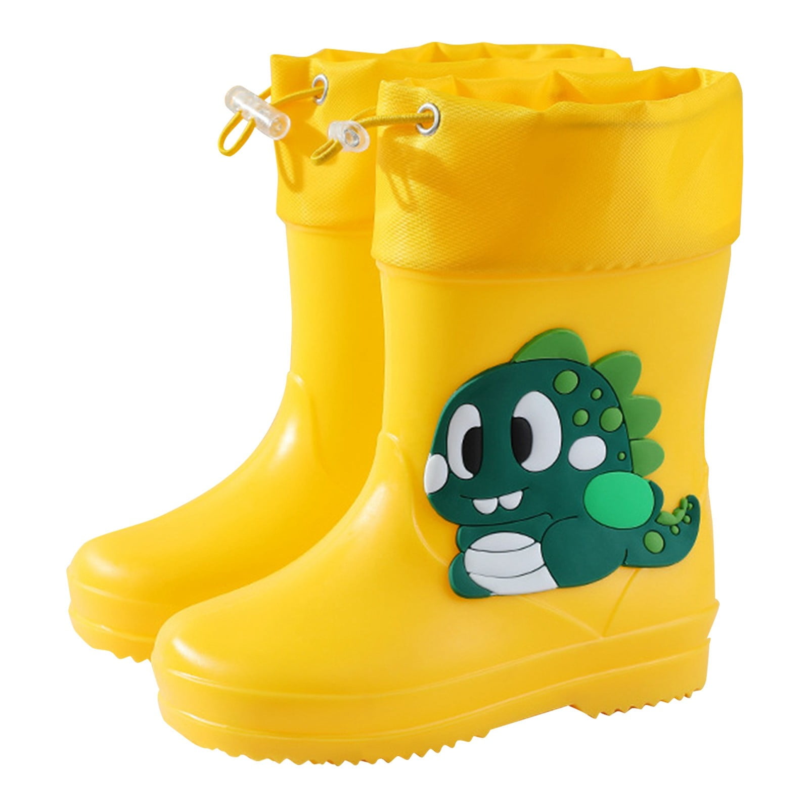 Gelikeya Rain Boots for Kids Light Up Easy-On Lightweight Rainboots ...