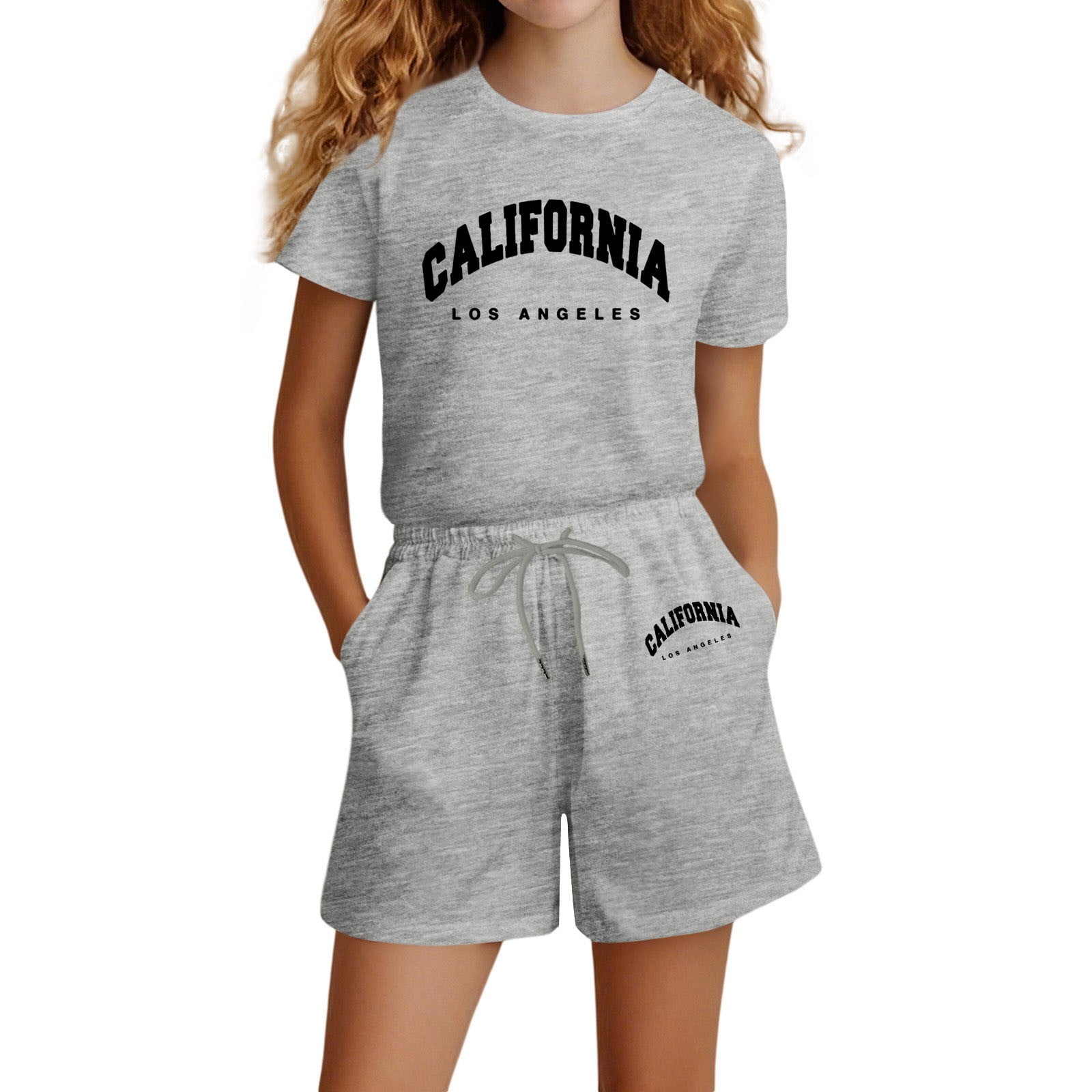 Gelikeya School Girl Outfit Szie 6-7 Grey Trendy Girls Size 12 Clothes ...
