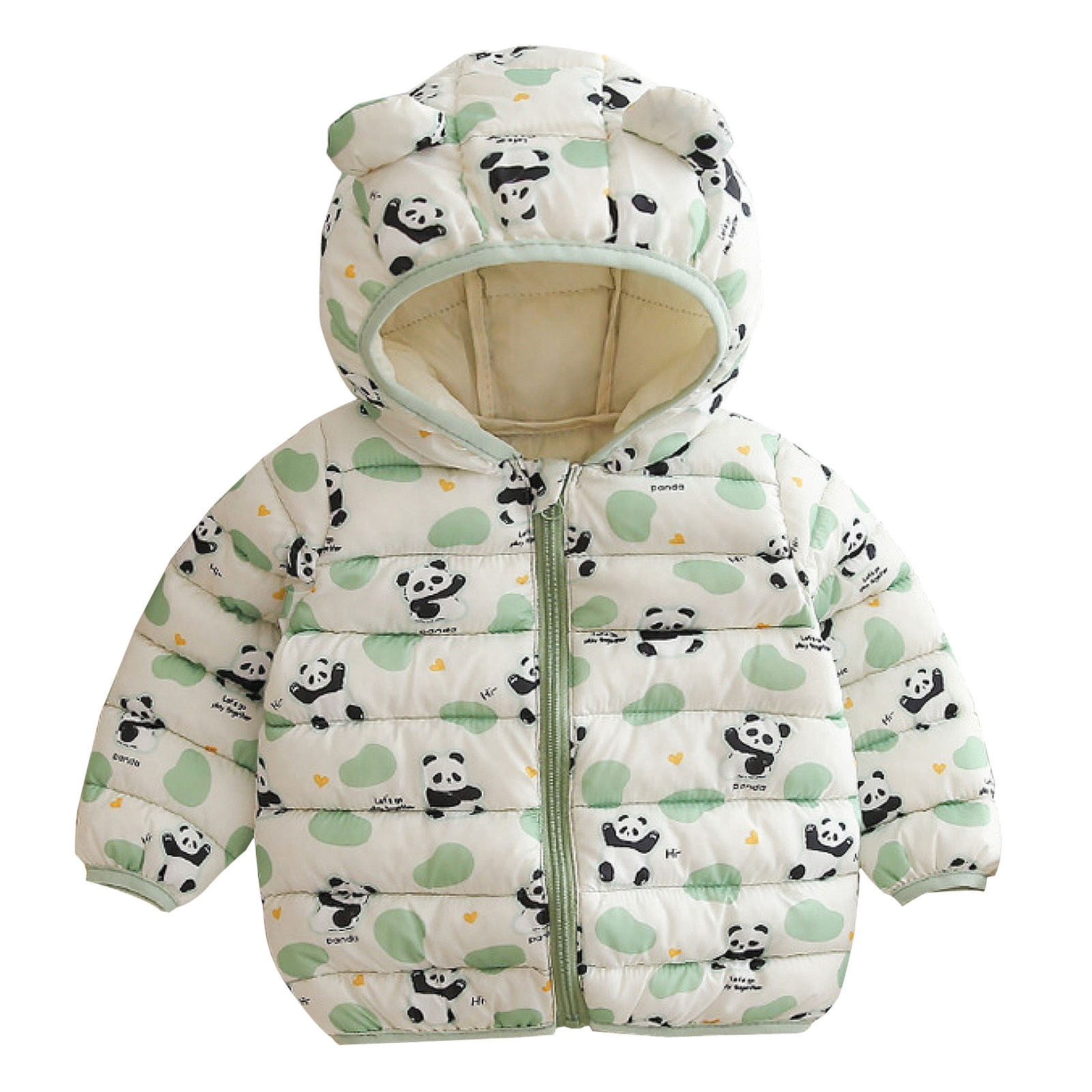 Gelikeya Toddler Boys Jacket Winter Coat Hooded Cartoon Long Sleeve ...