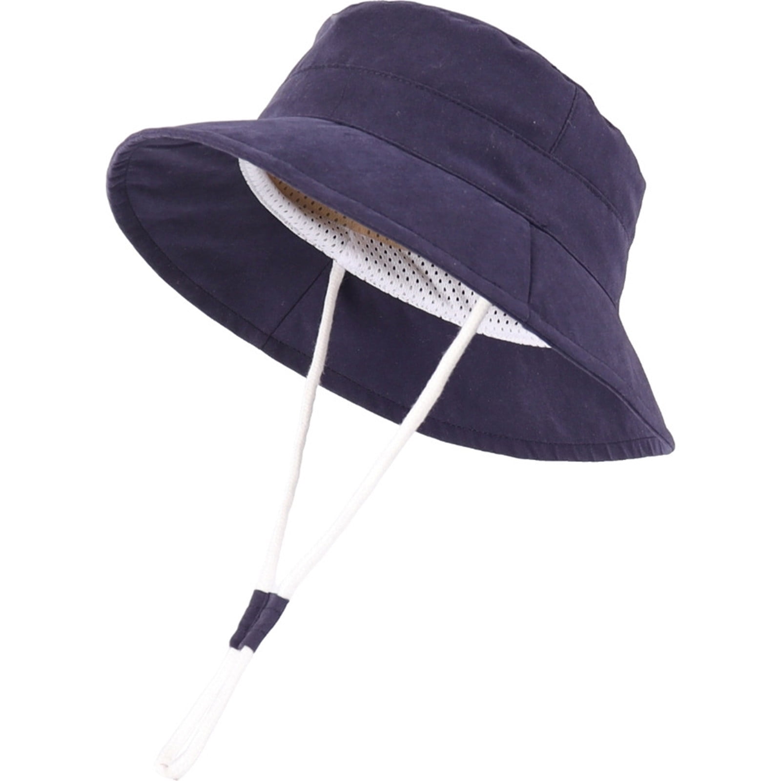 Gelikeya Toddler Baby Sun Hat 6-12 Months Solid Color UPF 50+ Outdoor ...
