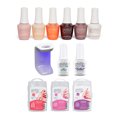 Gelish Core Best Sellers 9mL Polish Set, 6 Pack w/330 Count 3 Type Nail ...