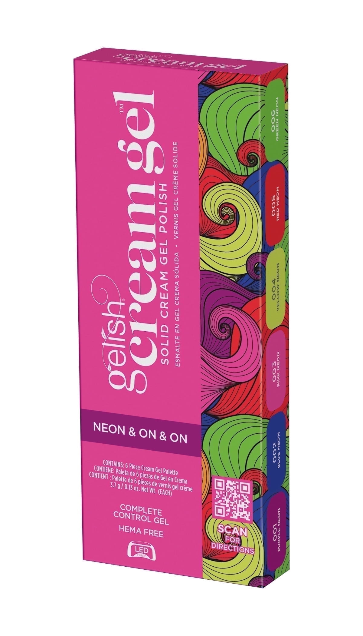 Gelish Cream Gel – Solid Soak-Off Professional Gel Polish for Salon ...