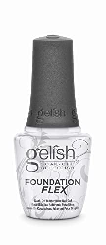 Gelish Foundation Flex (Clear) Gel Nail Polish, Base Coat For Nails ...