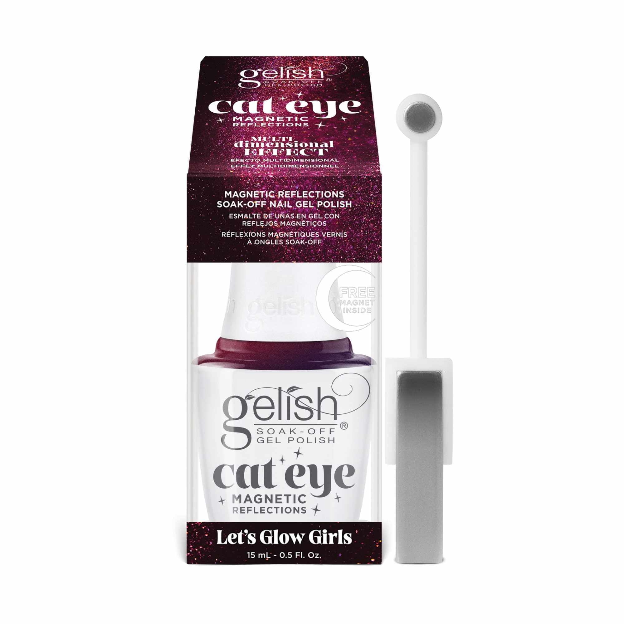Gelish Magnetic Reflections Soak-Off Gel Polish "Let's Glow Girls ...