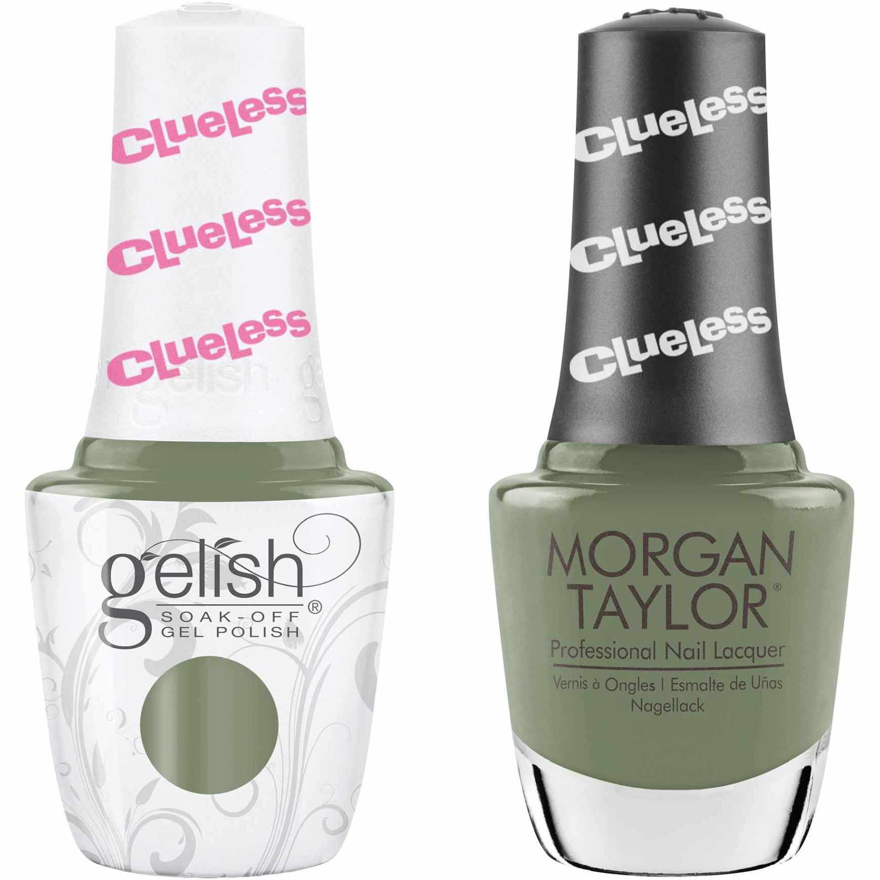 Gelish "So Check It" Duo, Sage Green Creme - Includes gel polish and ...