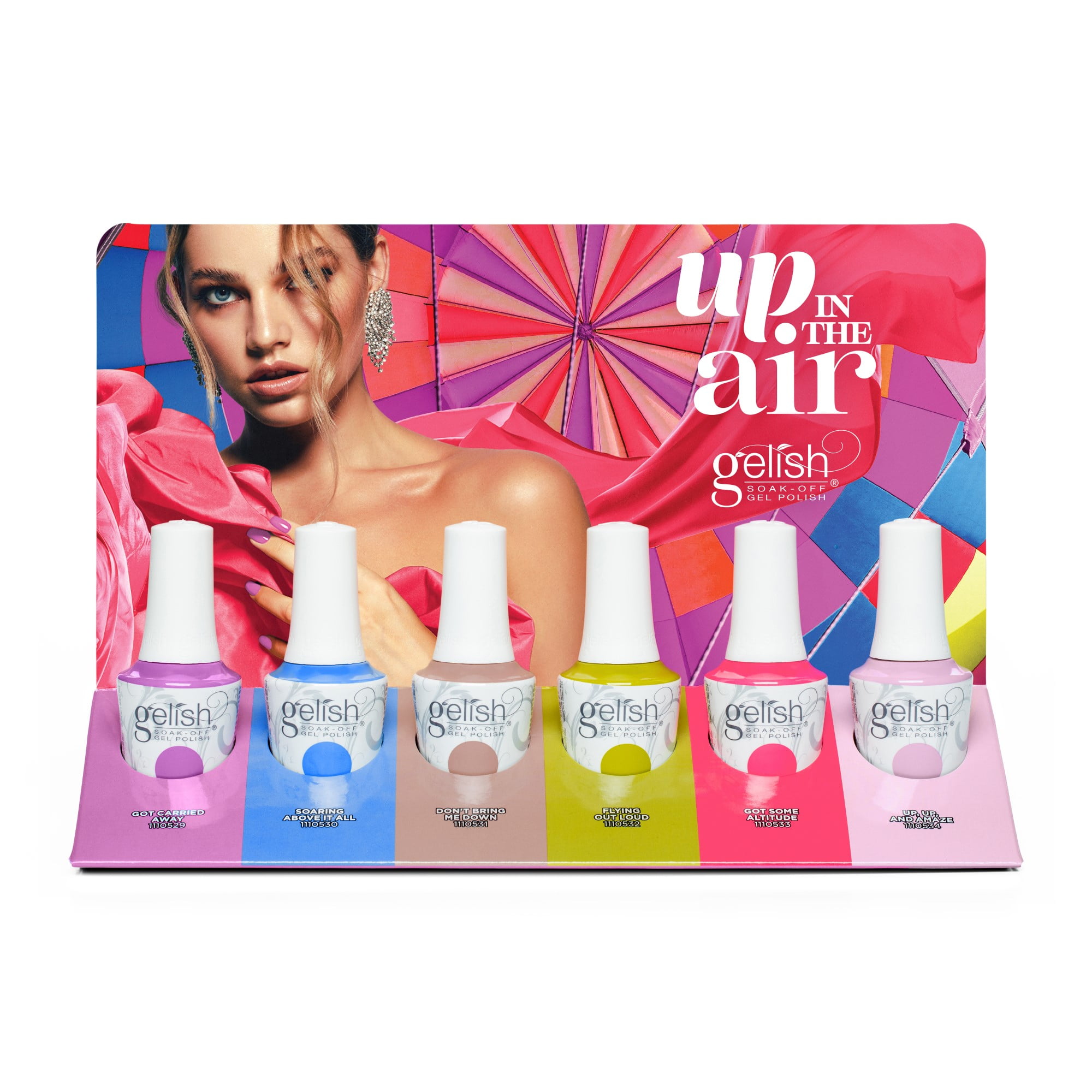 Gelish Soak-Off Gel Polish " Up In The Air" Summer Collection, 6 ct ...