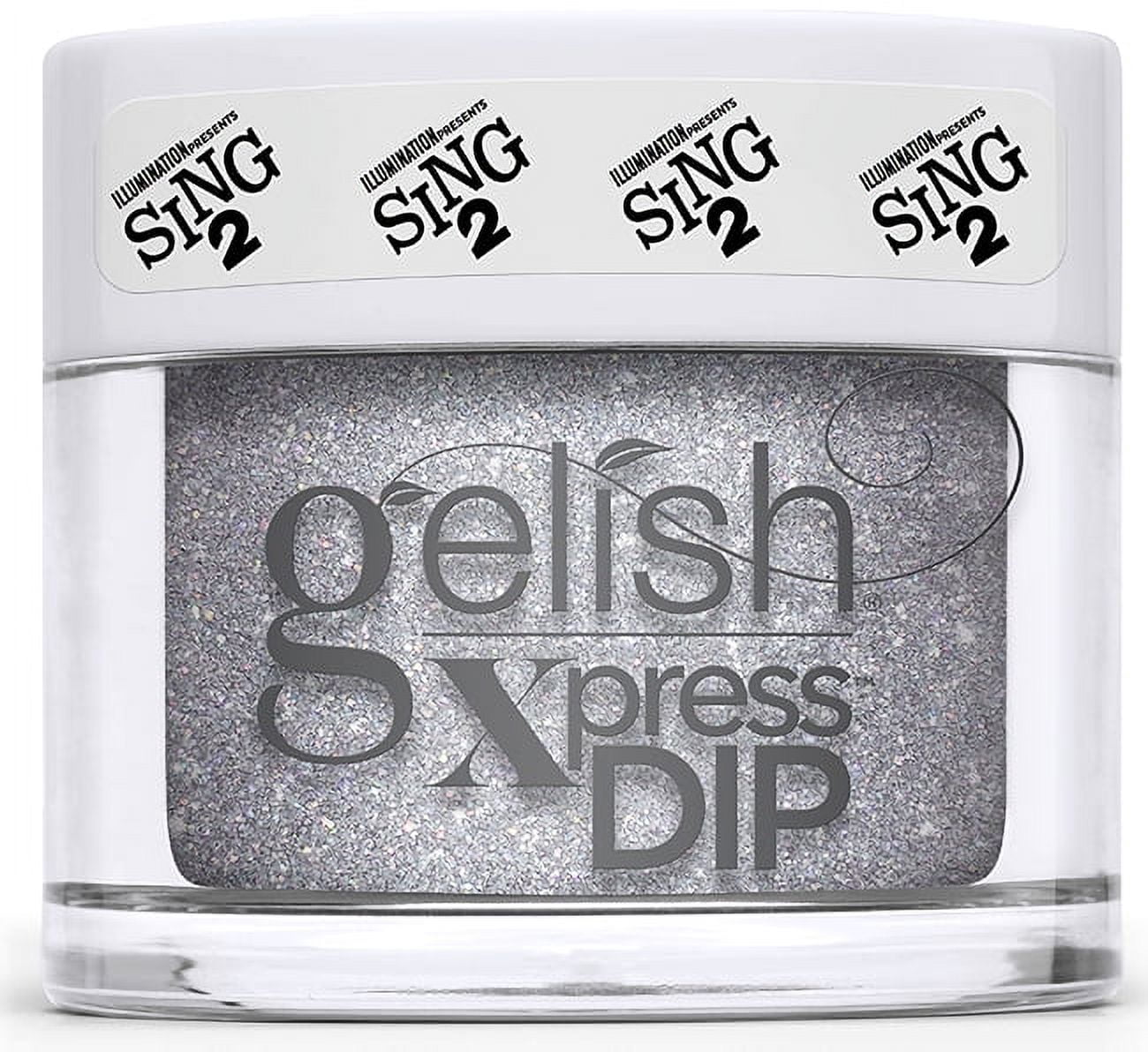 Gelish Xpress Dip "Coming Up Crystal" Holographic Glitter - 43g | 1.5 ...