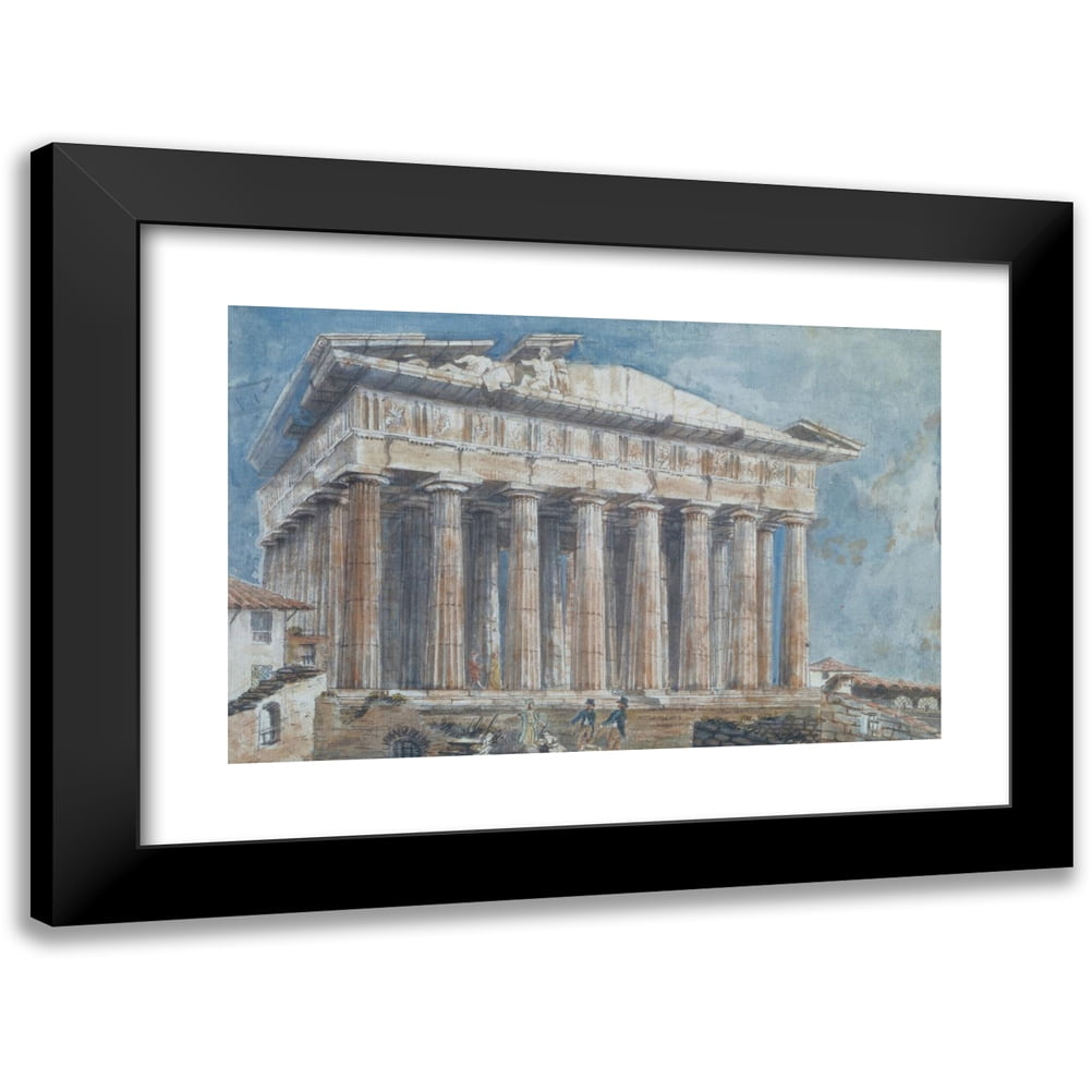 Gell Sir William 24x17 Black Modern Framed Museum Art Print Titled - The Removal of the ...