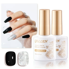 Gellen Gel Nail Polish Starter Kit with 54W UV Light, 6 Colors Blush ...