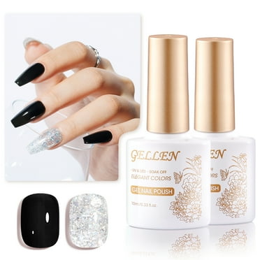 Silver Laser Glitter Gel Nail Polish,Silver Holographic Cat Eye Gel ...