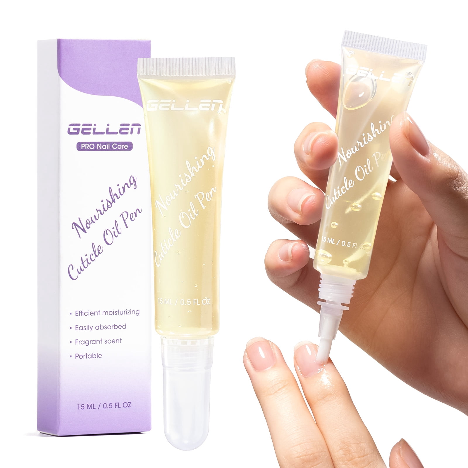 Gellen Cuticle Oil, Nourishing Nail Growth Oil Pen, Rich with Jojoba ...