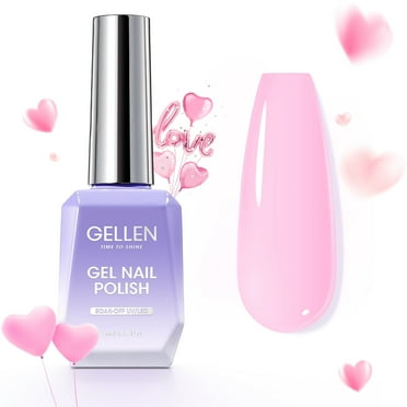 Gellen 2 Pcs 10ml No Wipe Gel Top Coat and Base Coat Kit - Long Lasting ...