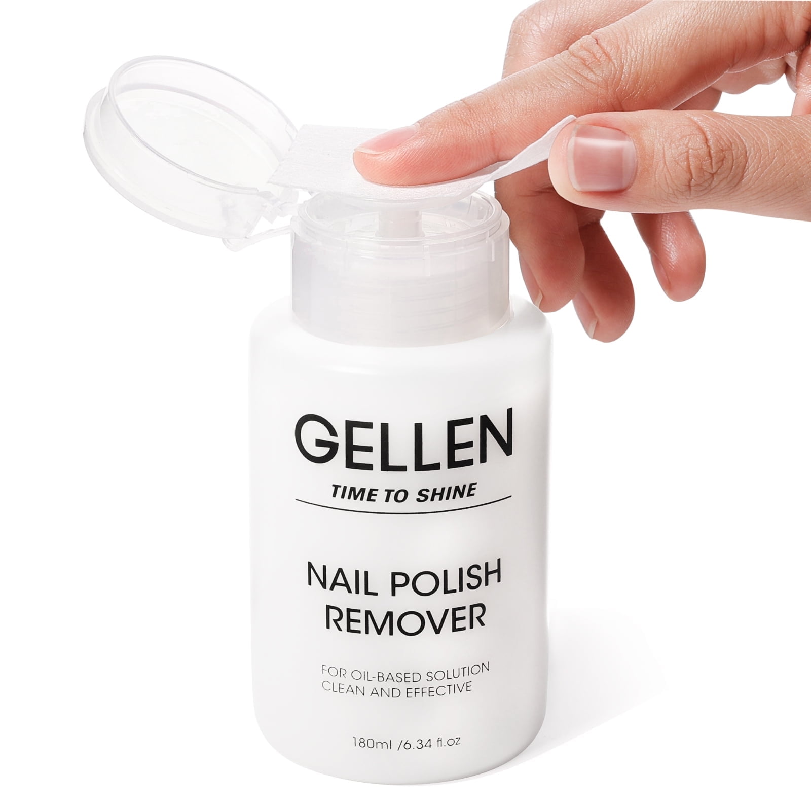Gellen Nail Polish Remover, 180ML Non Acetone Gentle Nail Polish ...