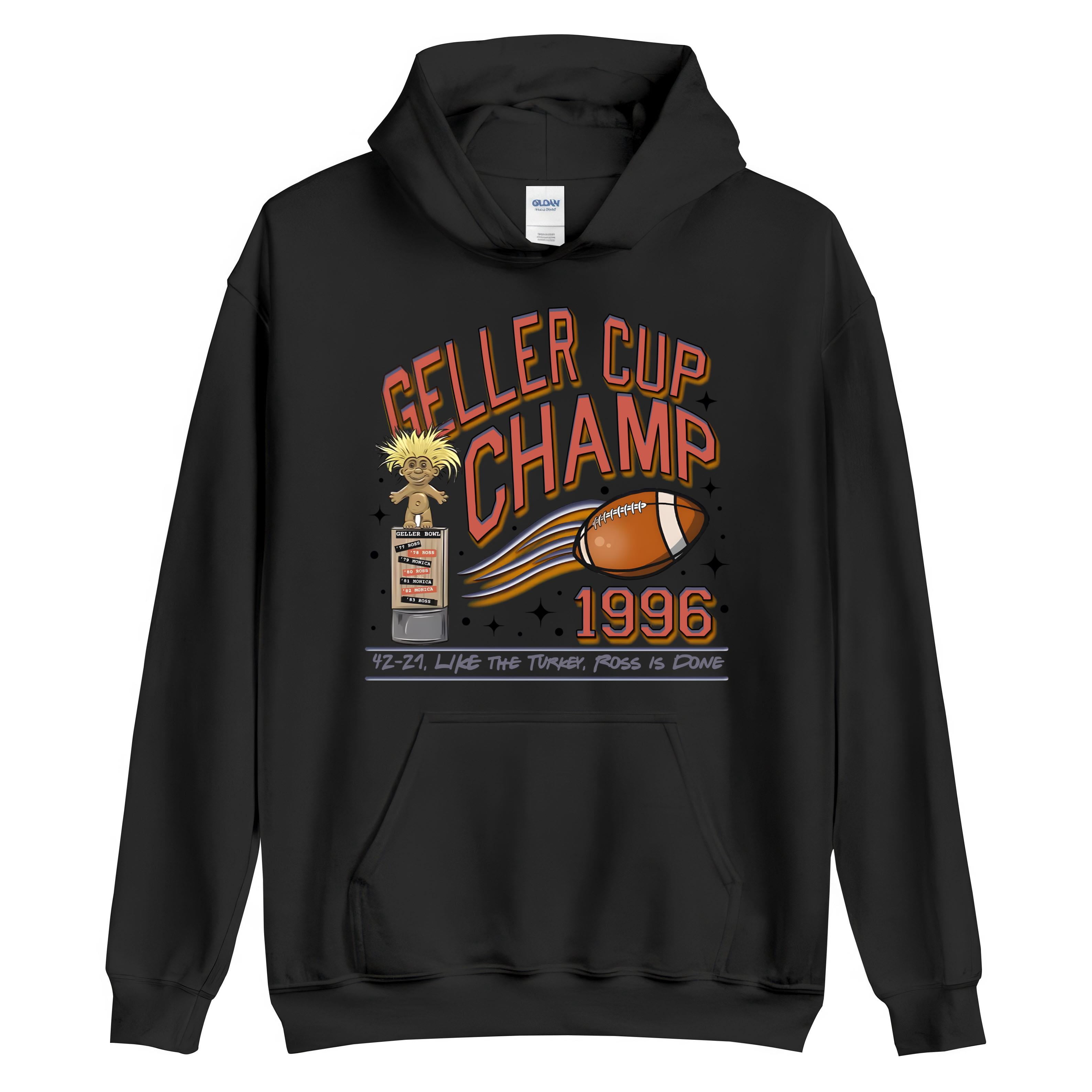Geller Cup Champ Friends TV show Shirt-TH3085 - Walmart.com