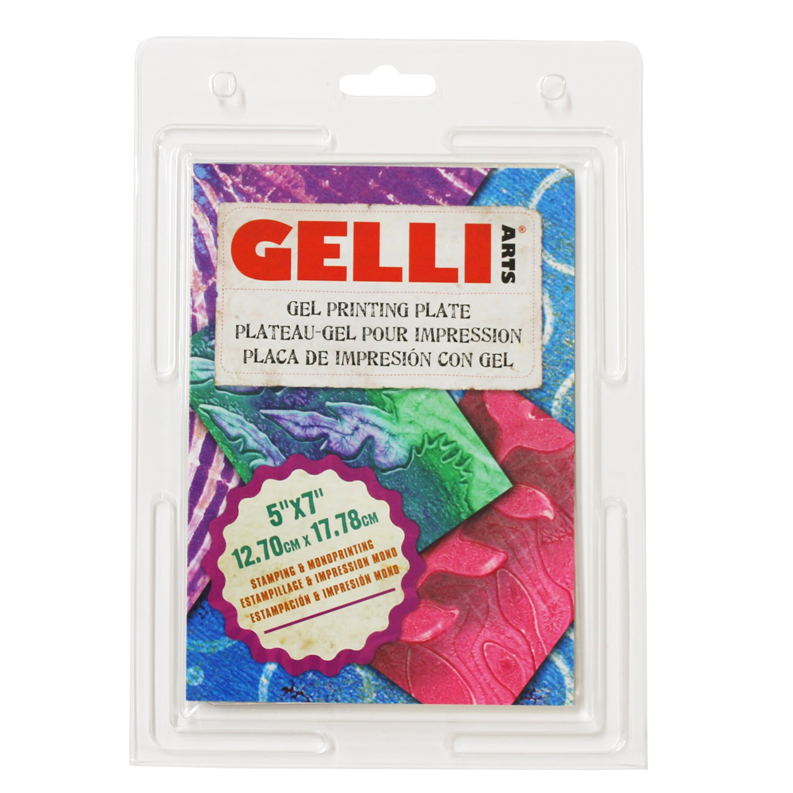 Gelli Arts® Gel Printing Plate - 5" x 7" - Walmart.com