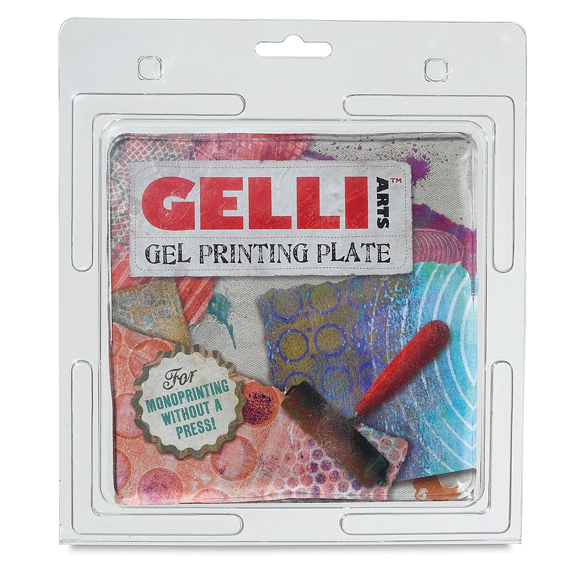 Gelli Arts Gel Printing Plate - 6" x 6" x 3/8", Rectangle - Walmart.com