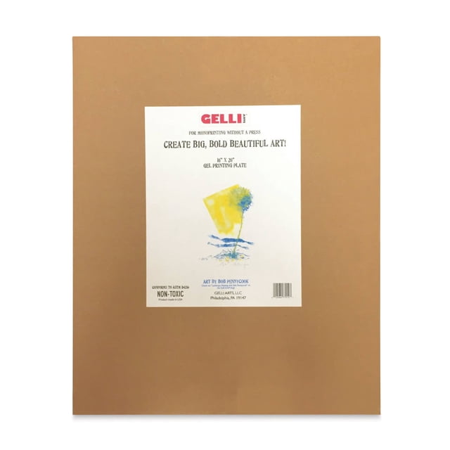 Gelli Arts Printing Plate 16" x 20" Gel Printing Plate - Walmart ...