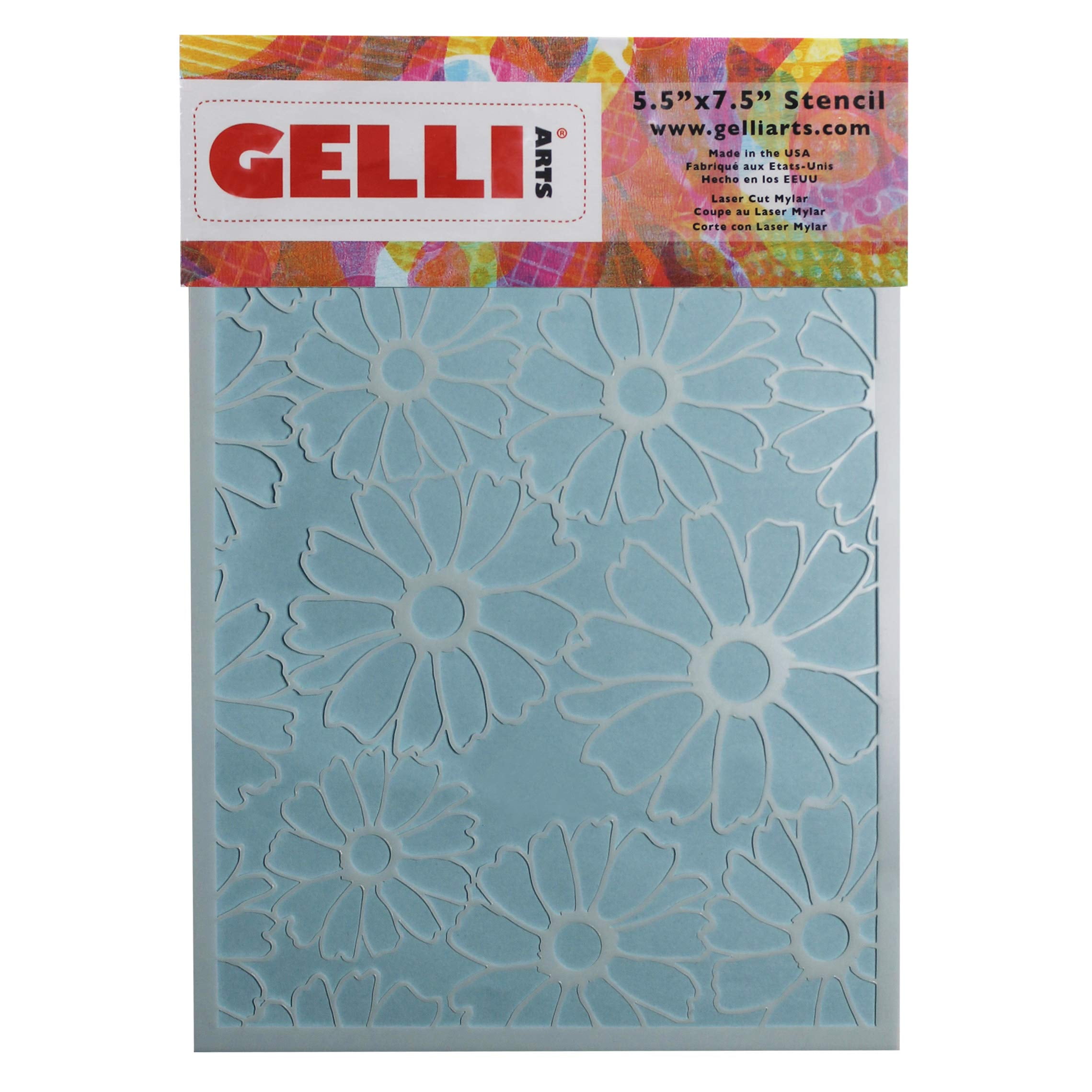 Gelli Arts Stencils (Flower 5x7) C57 - Walmart.com