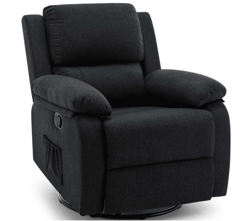 Gelloan 360° Swivel Recliner Chair, Small Rocker Chair for Small Spaces ...
