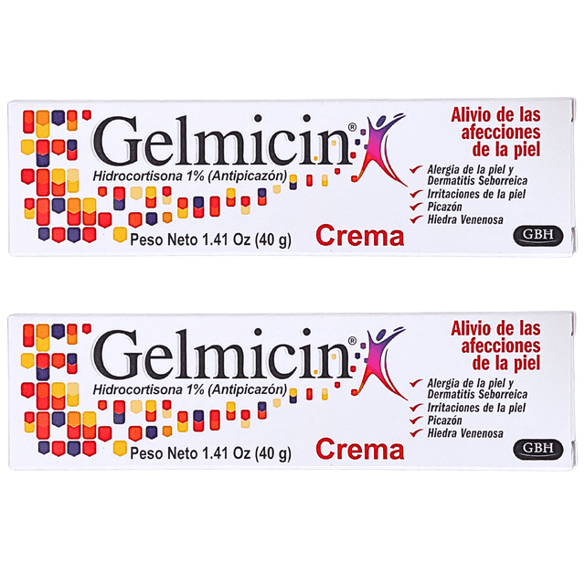 Gelmicin Hydrocortisone 1% Fast Acting Anti-Itch Cream For Skin Rashers ...