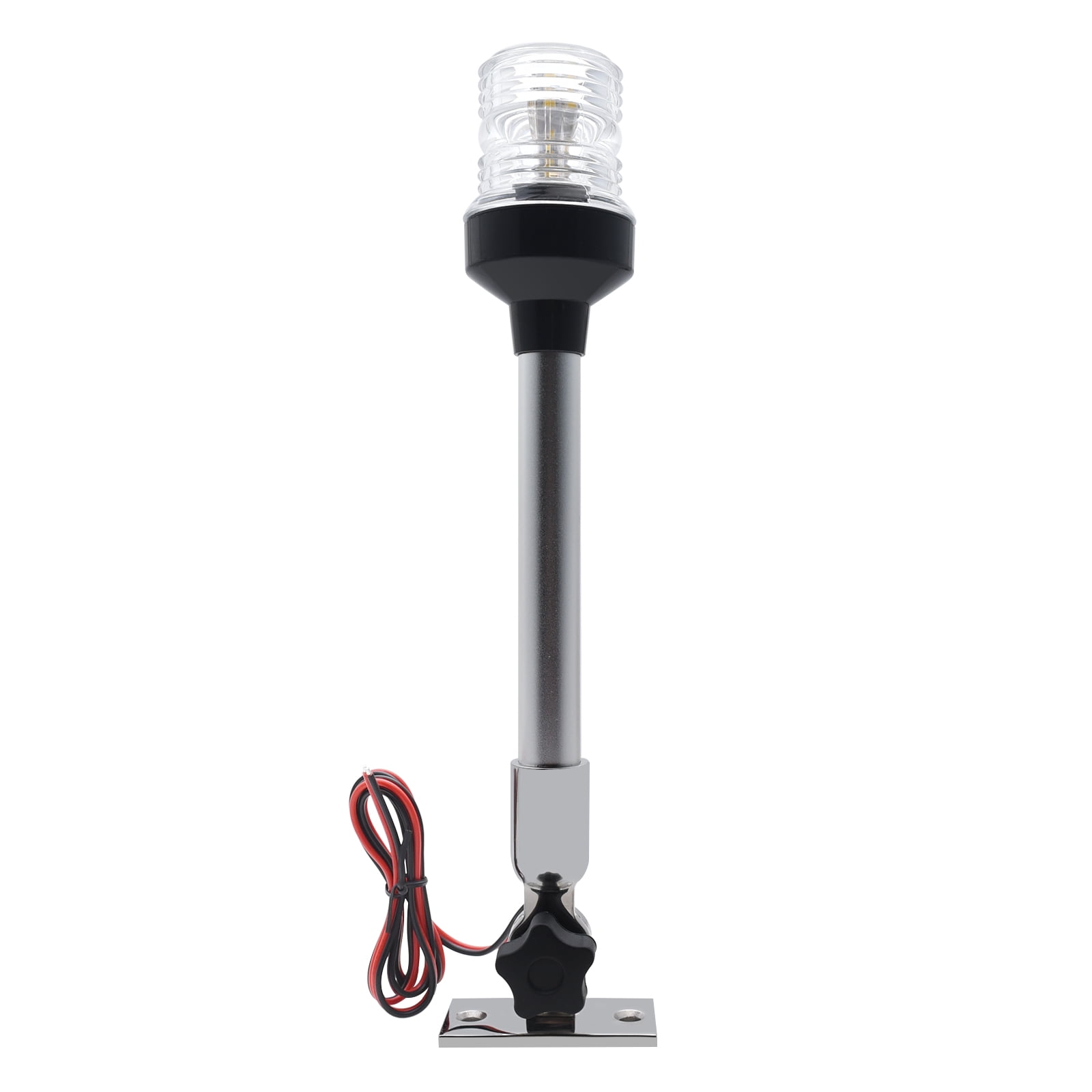 Geloo 12 inch Boat Navigation Light All Round 360° LED Fold Down Anchor ...