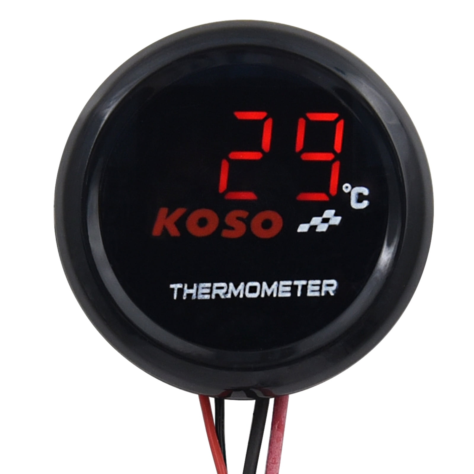 Geloo 12V Motorcycle Digital Water Temperature Gauge with Sensor ...
