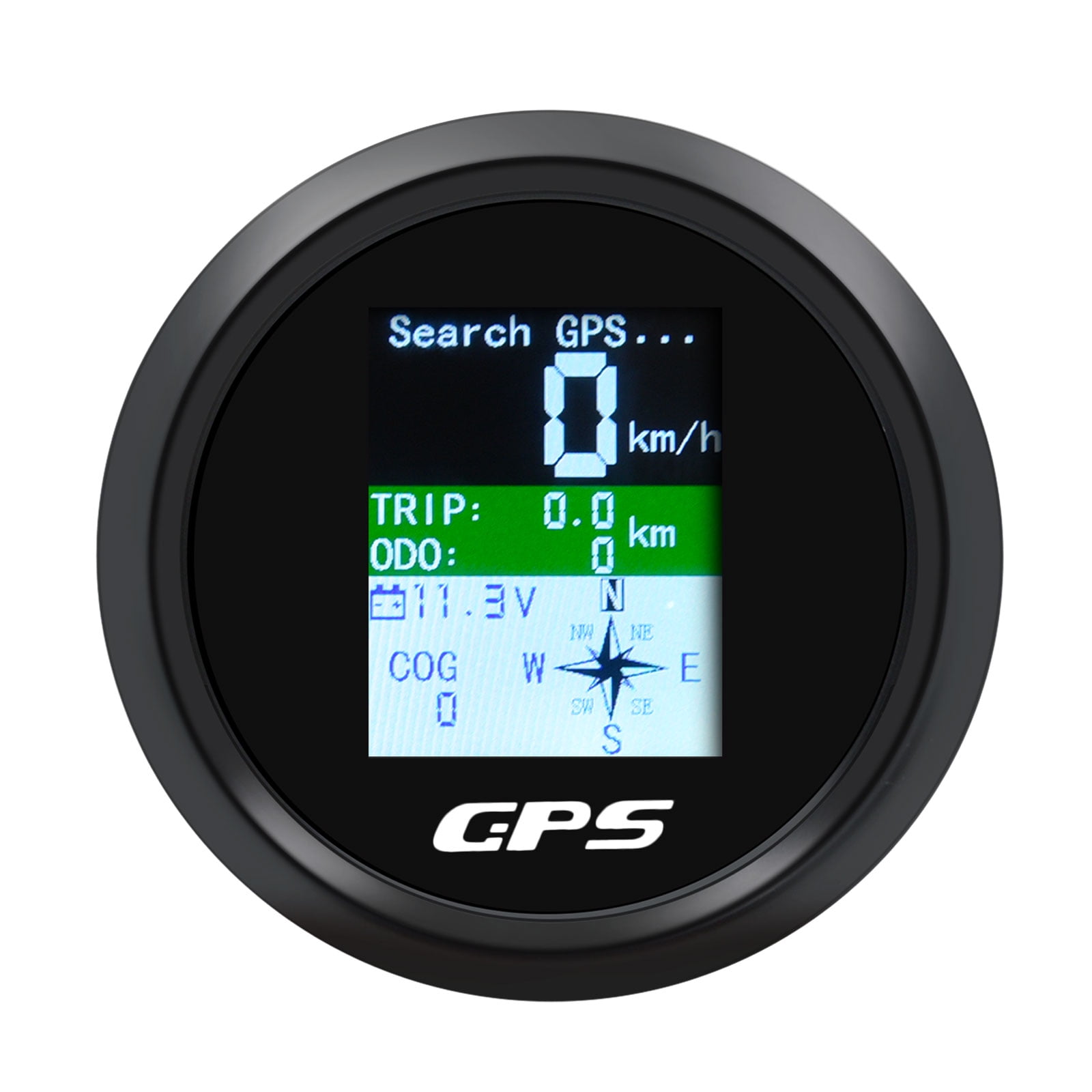 Geloo 3-3/8" Digital GPS Speedometer Odometer for Car Boat Motorcycle ...