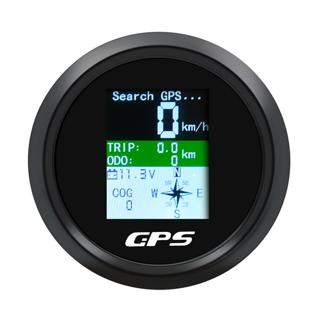 Geloo 3-3/8" Digital GPS Speedometer Odometer for Car Boat Motorcycle ...