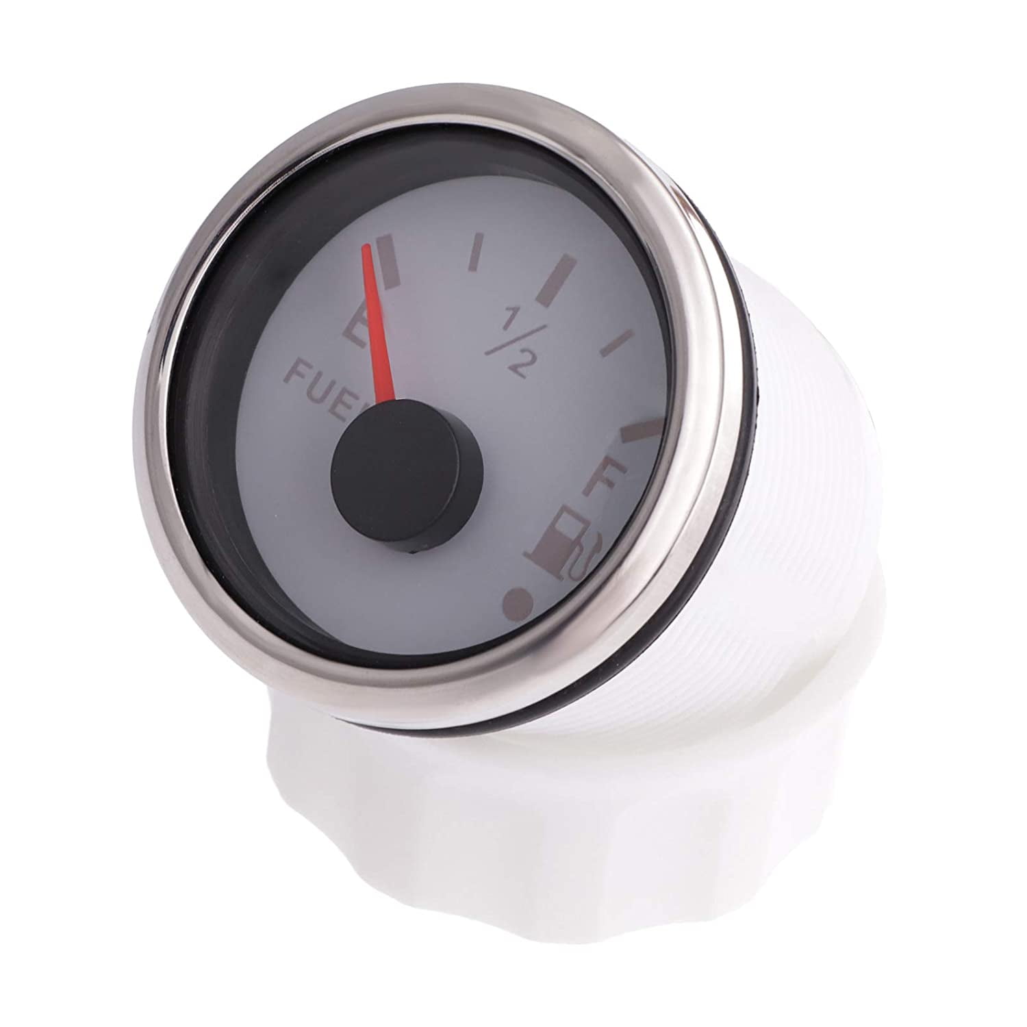 Geloo 52mm Universal Fuel Level Gauge with Warning 240-33Ohm Signal 12V ...