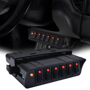 4-Gang 12V Rocker Switch Box [20 Amp Max.] [12 AWG Wires][12 Volt DC ...