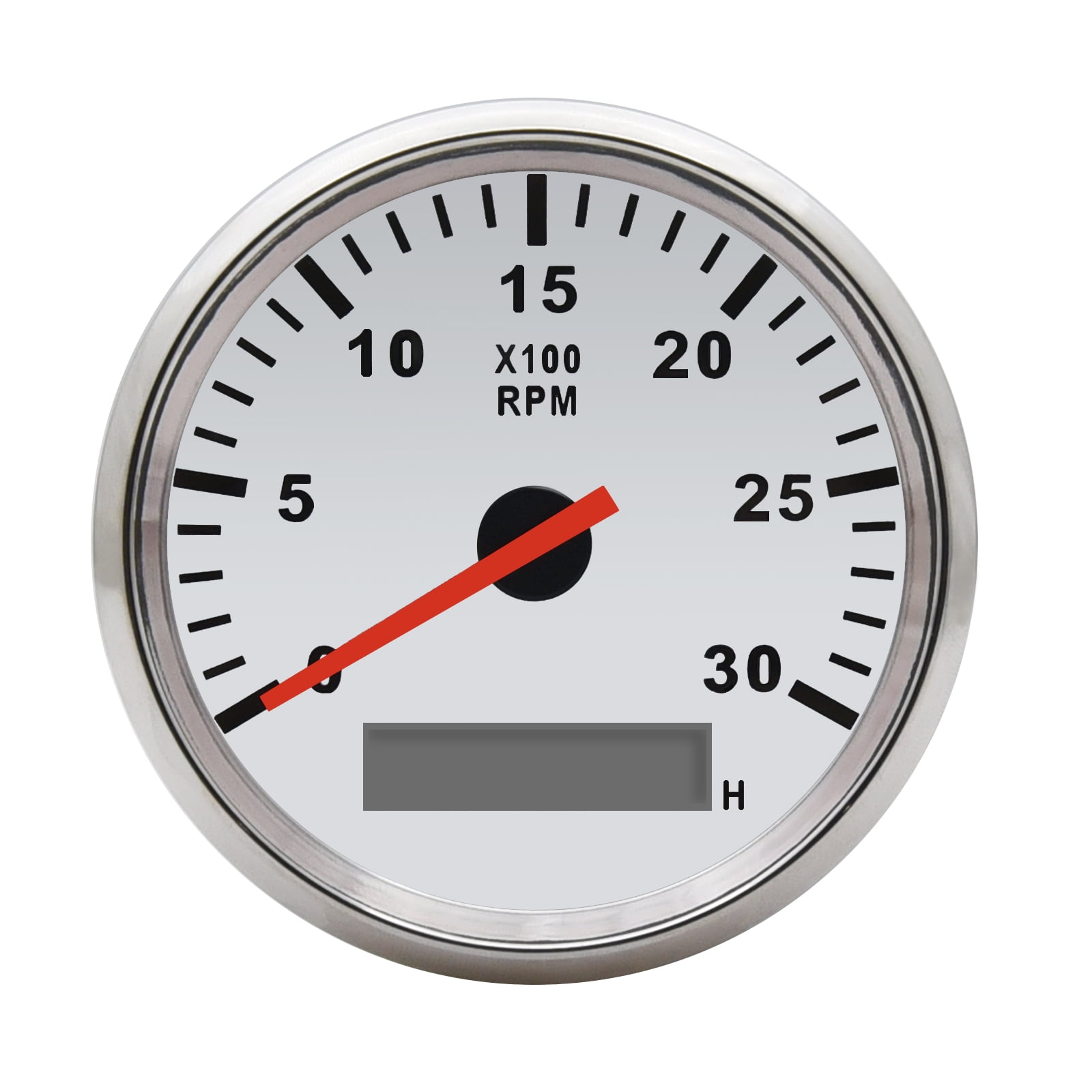 Geloo 85mm 3000RPM Tachometer Gauge Hour Meter for Automobile Car Boat ...