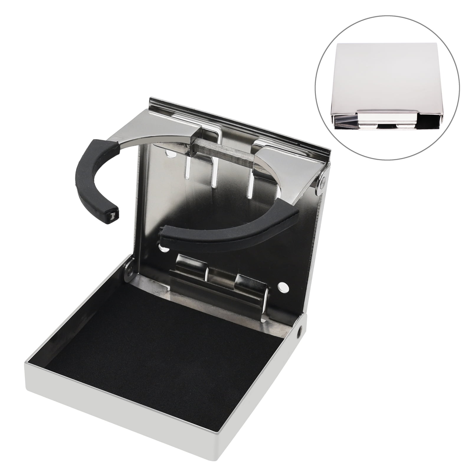 Geloo Adjustable Folding Drink Holder Stainless Steel Car Cup Holder ...