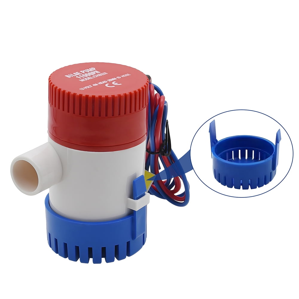 Geloo 1100 GPH Bilge Pump 12VDC - Walmart.com