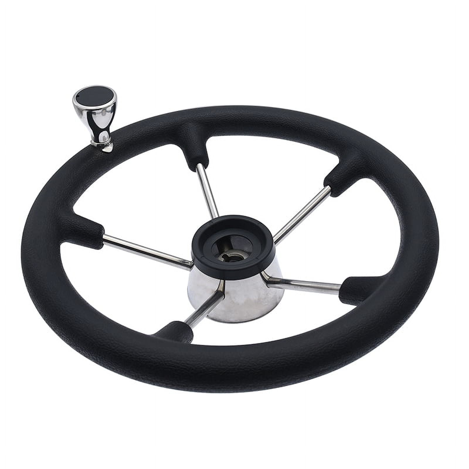 Geloo Boat Steering Wheel Universal 13-1/2" Foam Grip Steering Wheel ...