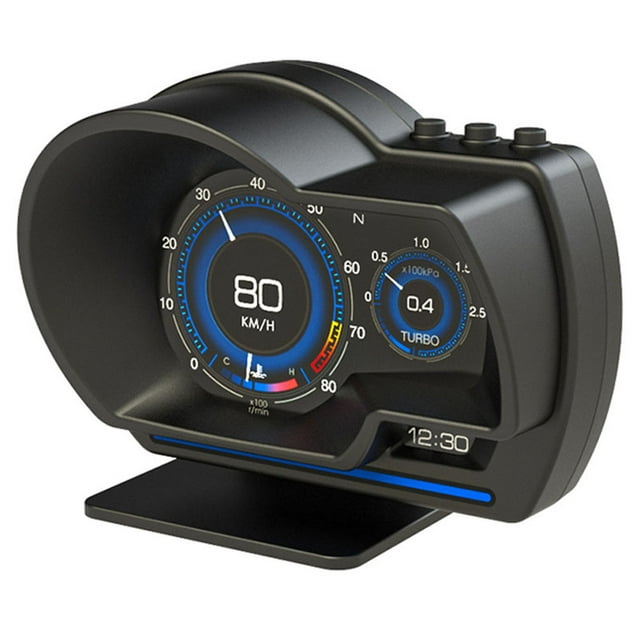 Geloo Car HUD Head Up Display OBD+GPS Digital Speedometer Multifunction ...